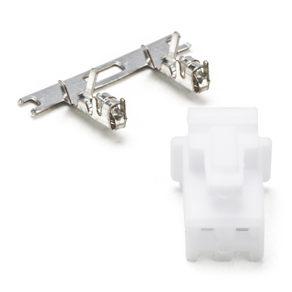 Cable connector JST XH-2 male with locking (10-pack) 123-3D 123-3d.co.uk