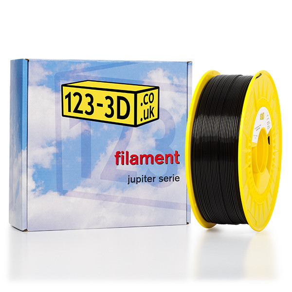 123-3D Filament black 1.75 mm High Speed PLA 1.1 kg (Jupiter series ...