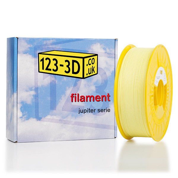 123-3D Pastel filament Light yellow 1.75 mm PLA 1.1 kg (Jupiter series ...