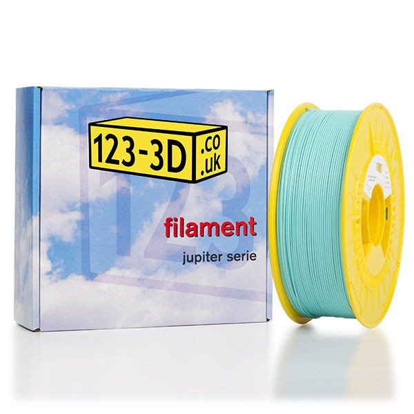 123-3D Pastel filament Turquoise 1.75 mm PLA 1.1 kg (Jupiter series ...