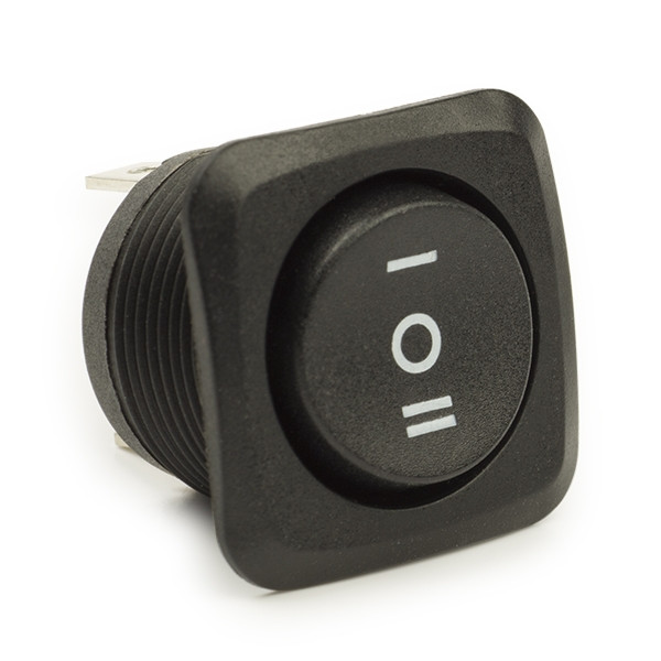 Switch SPDT for panel mounting, 5A 250V 123-3D 123-3d.co.uk