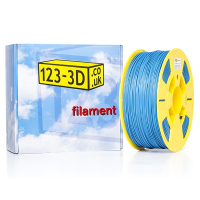 Blue 1.75mm ABS 123-3D dark blue ABS filament 1.75mm, 1kg 123-3d.co.uk