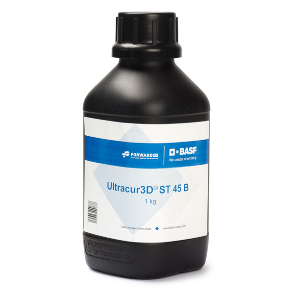 BASF Ultracur3D ST 45 black resin, 1kg BASF 123-3d.co.uk