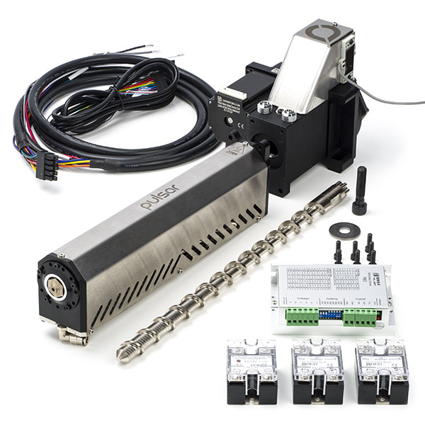 Dyze Pulsar 220V large-scale pellet extruder, 3mm Dyze 123-3d.co.uk