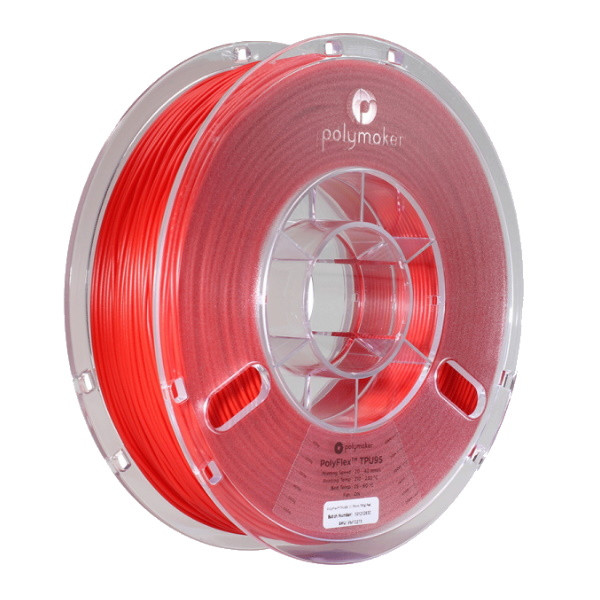 Polymaker PolyFlex TPU-95A filament 2.85mm (Red) 0.75kg