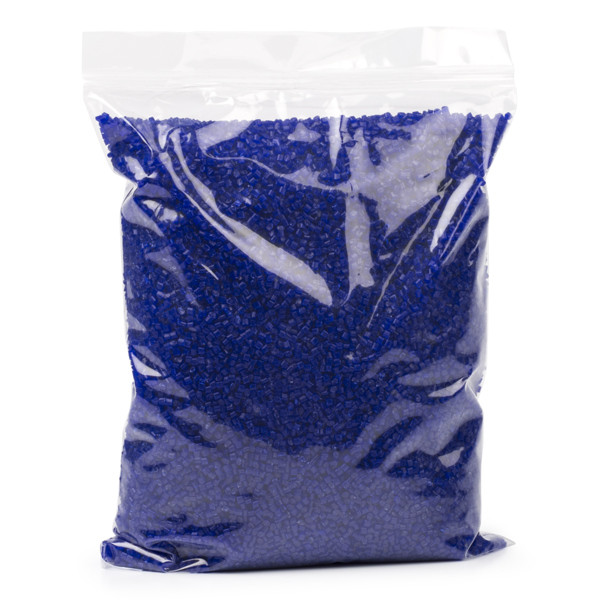 REAL PLA Pellets blue 1 kg REAL 123-3d.co.uk